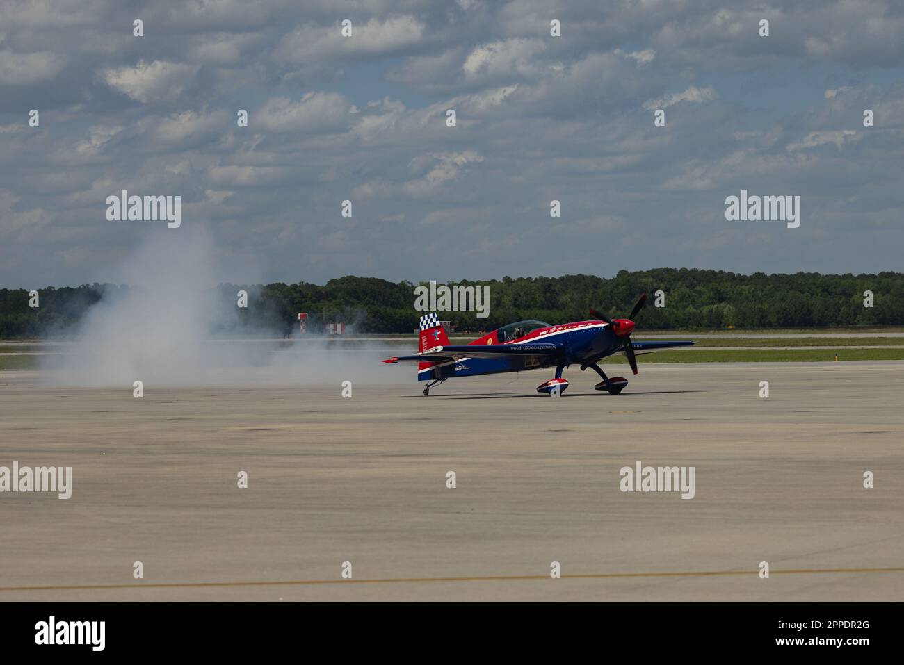 Patty Wagstaff, Extra-300S pilot, performs during the 2023 Beaufort ...