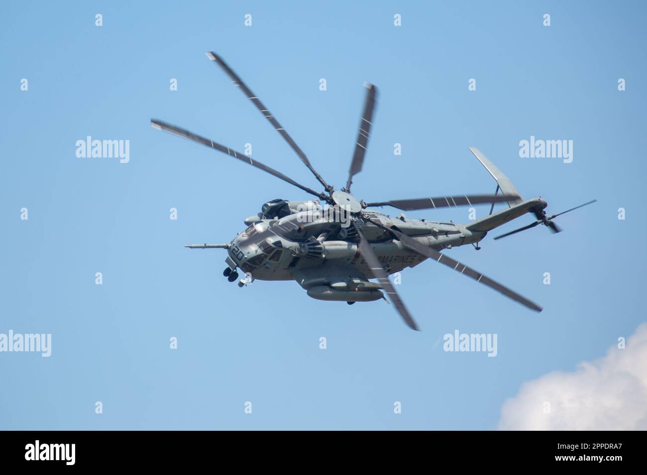 The Marine Air-Ground Task Force Demonstration Team displays the coordinated use of close-air ...