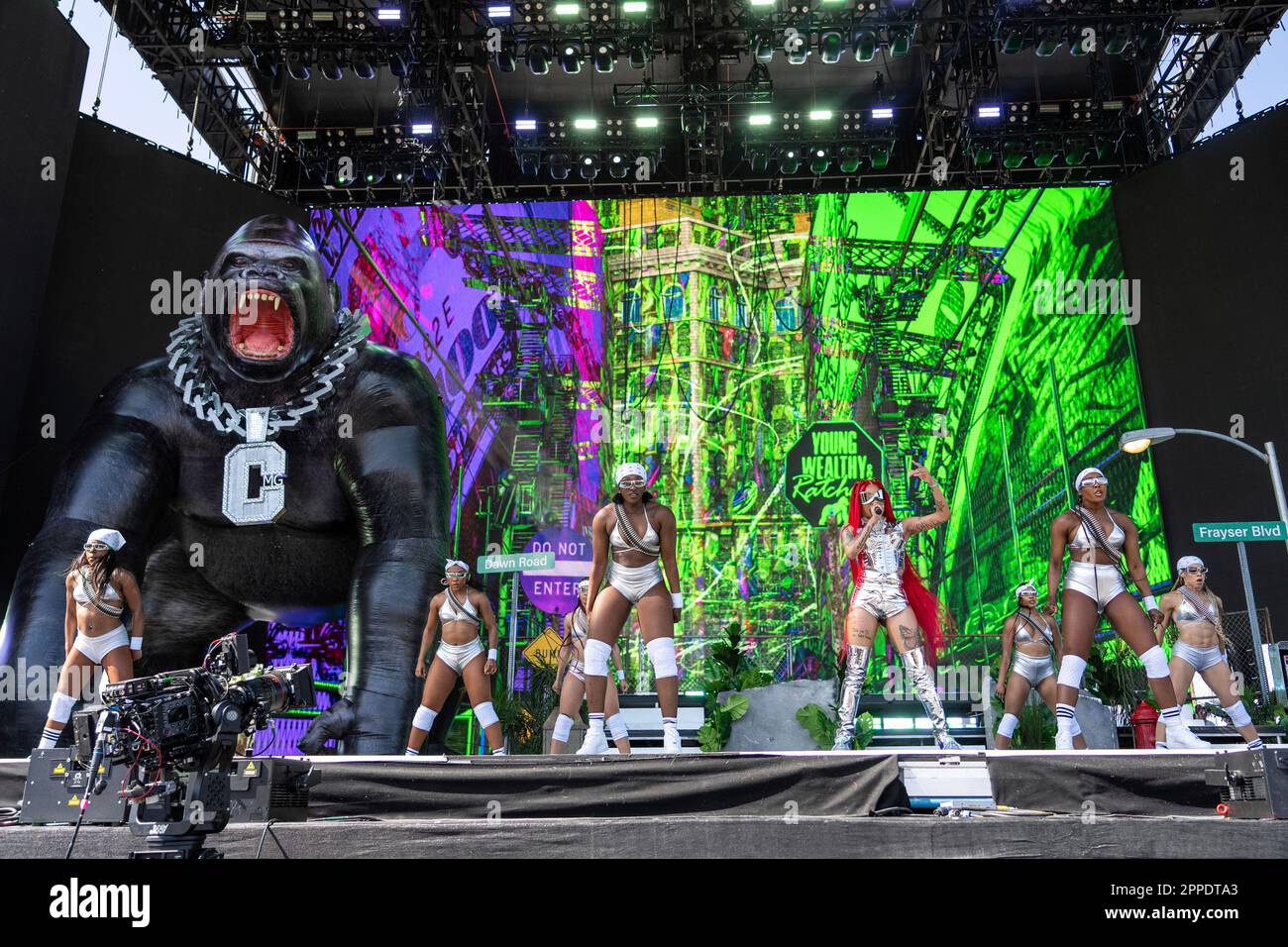 GloRilla performs at the Coachella Music and Arts Festival at the ...