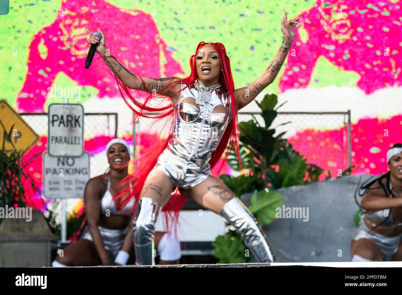 GloRilla performs at the Coachella Music and Arts Festival at the ...