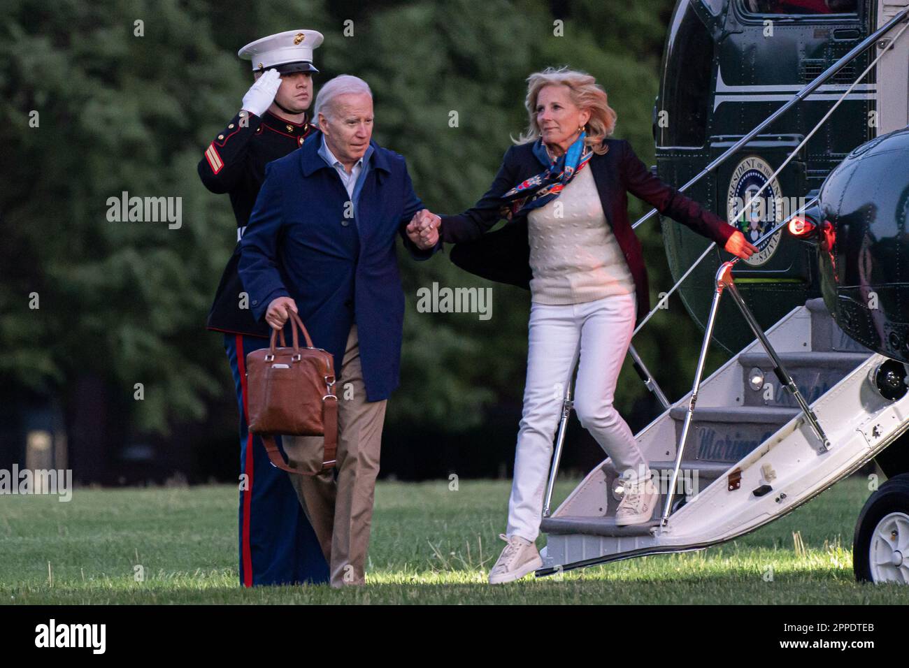 Washington, United States. 23rd Apr, 2023. US President Joe Biden and ...
