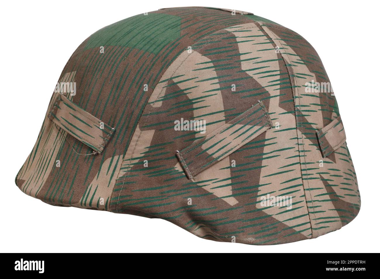 German nazi army helmet with cover, camouflage type Splinter, helmet ...