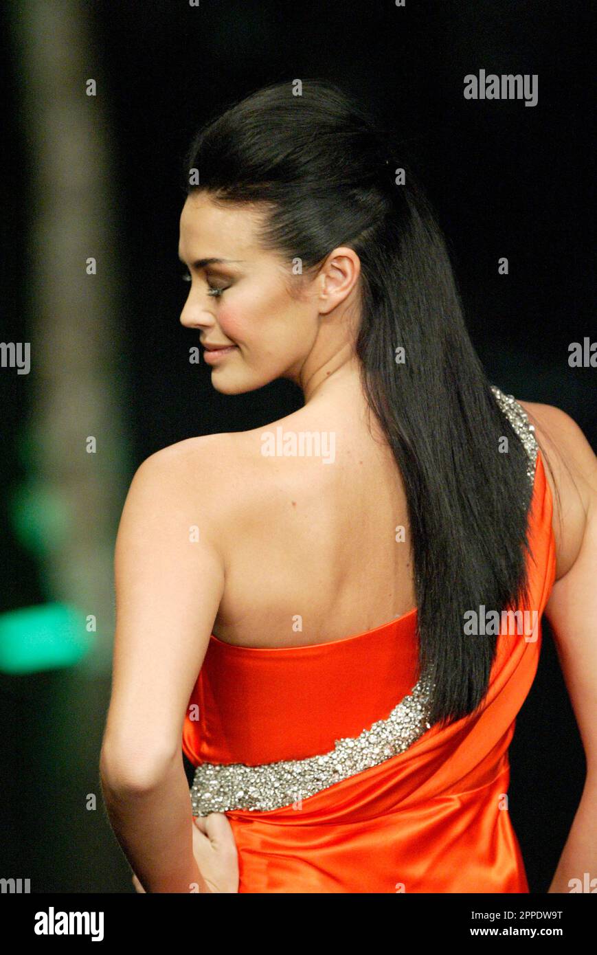 Australian super-model Megan Gale, brand ambassador for the David Jones ...