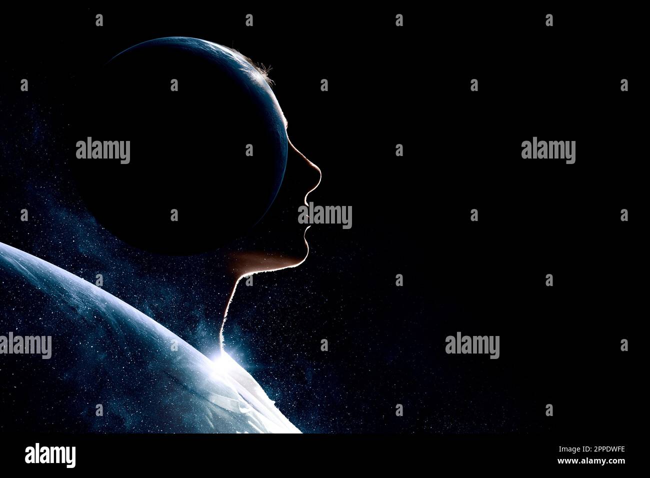 The universe within . Mixed media Stock Photo - Alamy