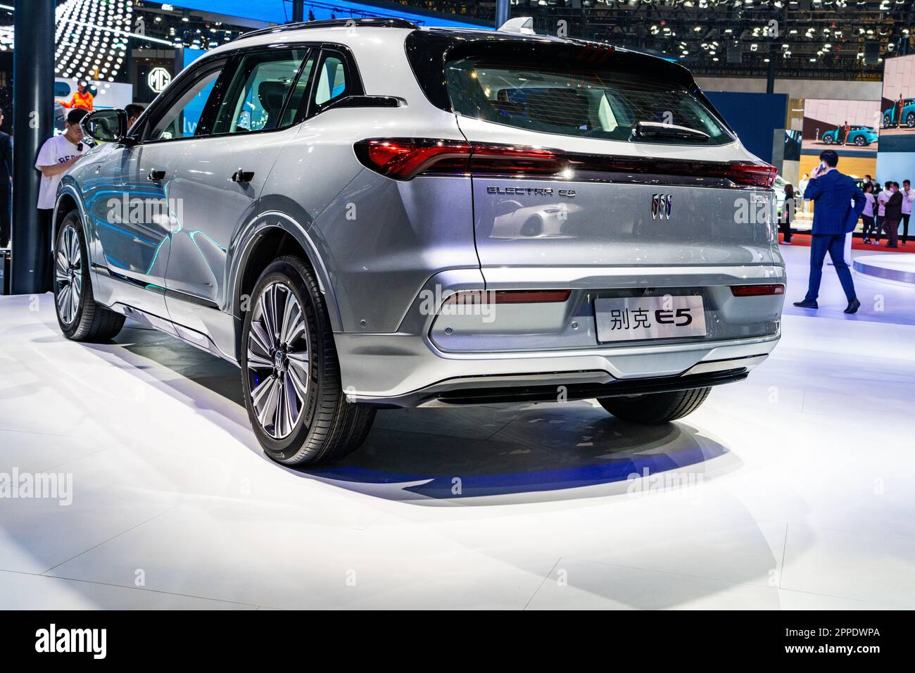 Buick Electra electric SUV on display at the 2023 Shanghai Auto Show ...