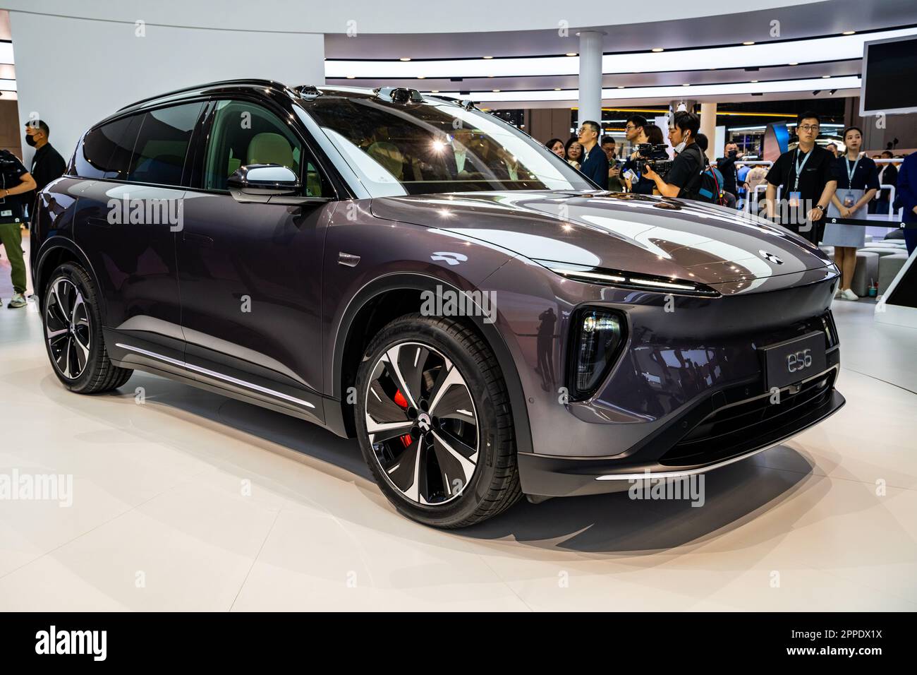 Nio ES6 electric SUV on display at the 2023 Shanghai Auto Show Stock Photo - Alamy