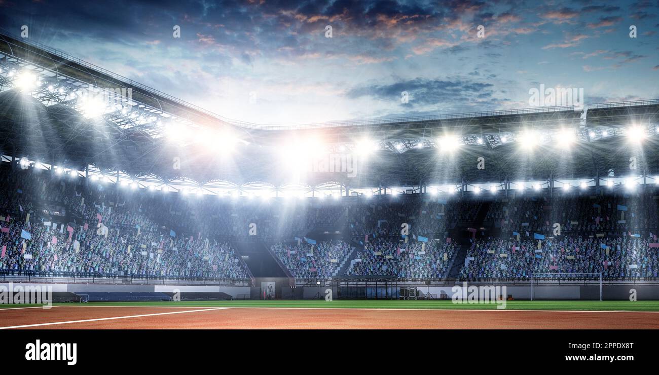 Illuminated tennis court tournament hi-res stock photography and images ...