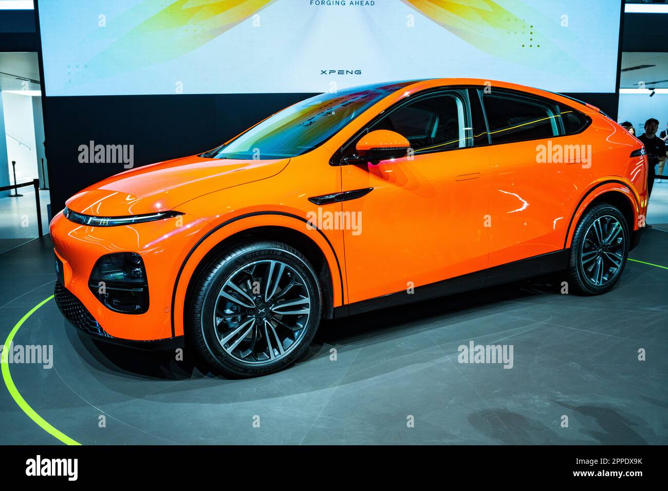 XPeng G6 electric SUV on display at the 2023 Shanghai Auto Show Stock ...