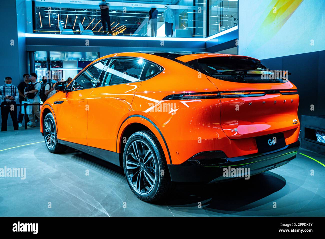 XPeng G6 electric SUV on display at the 2023 Shanghai Auto Show Stock Photo - Alamy
