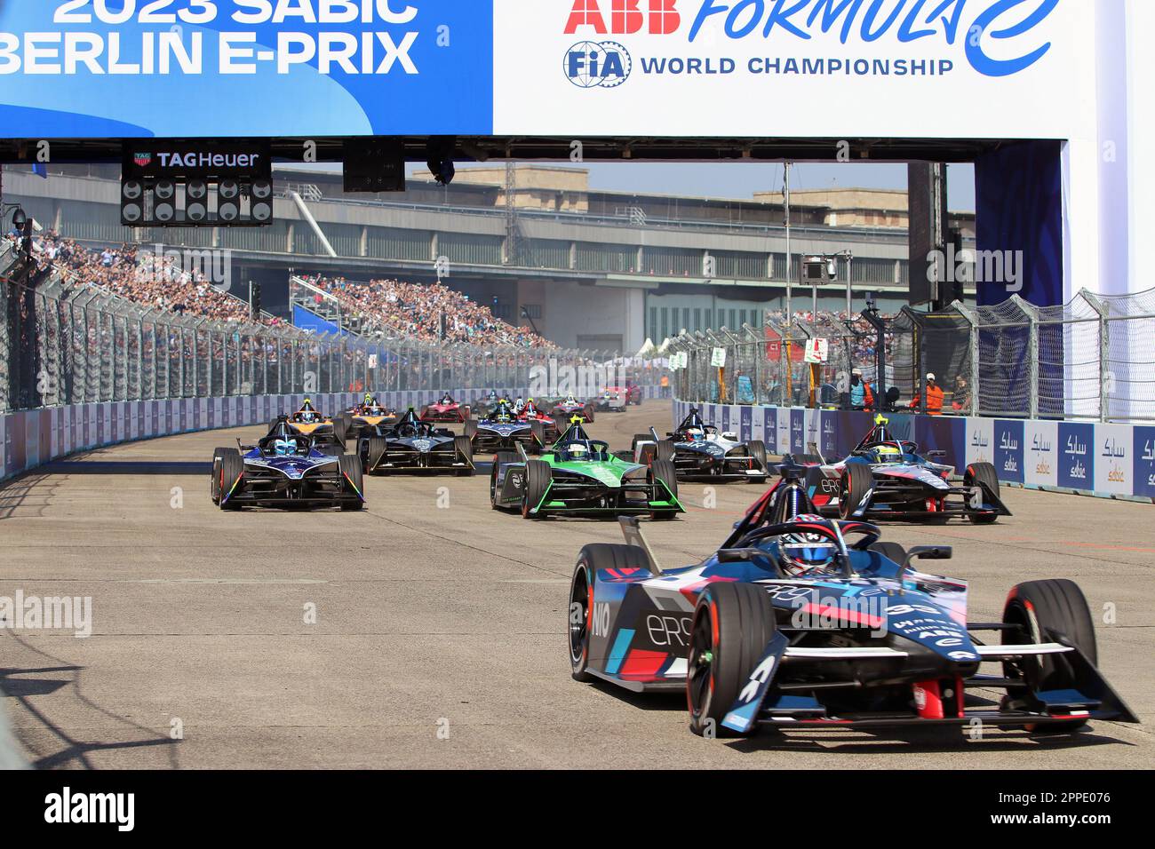 BERLIN, GERMANY - APRIL 23: START, #33, Dan TICKTUM (GBR) - NIO 333 FE ...