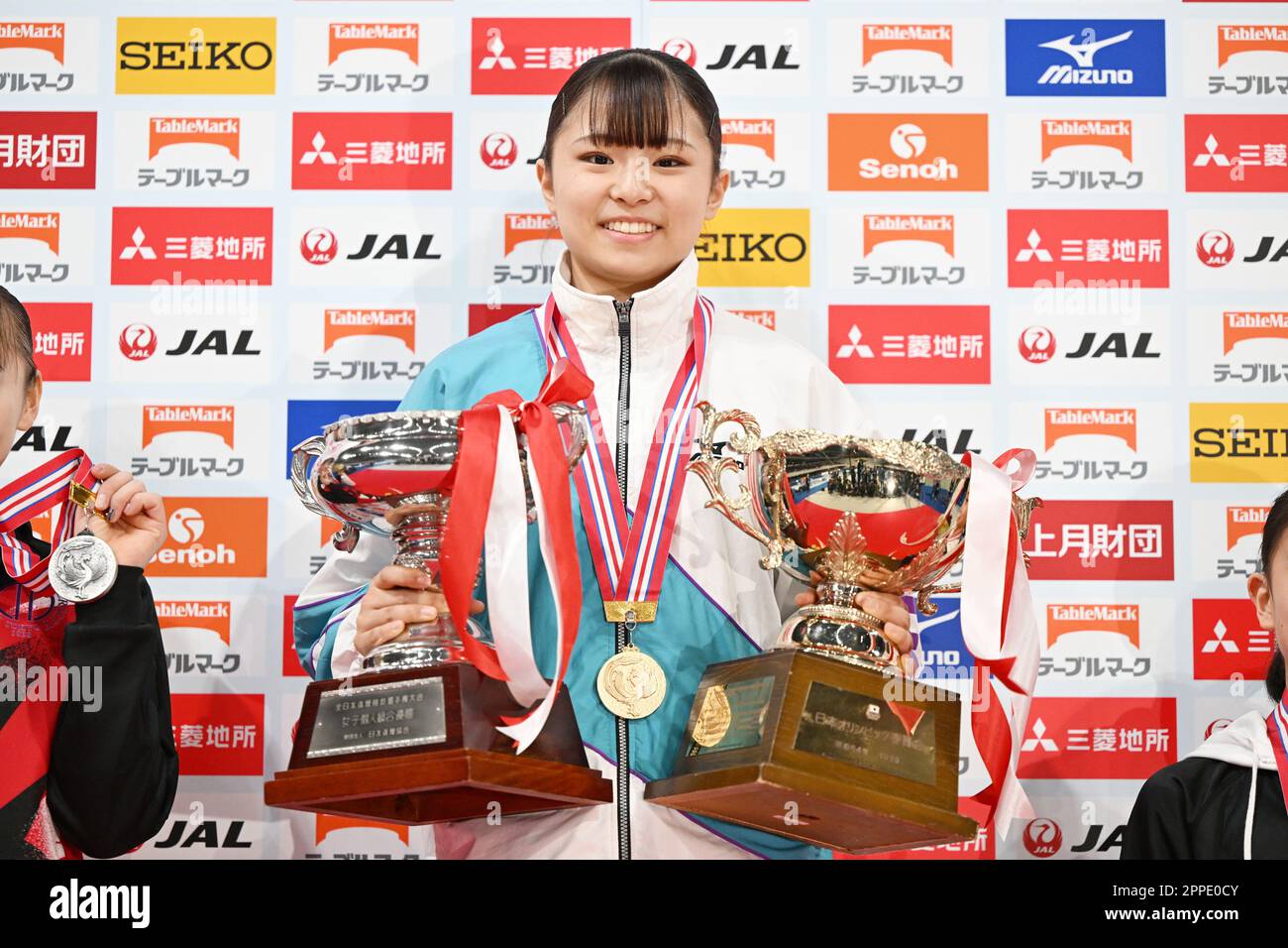 Tokyo Metropolitan Gymnasium, Tokyo, Japan. 22nd Apr, 2023. Hazuki ...