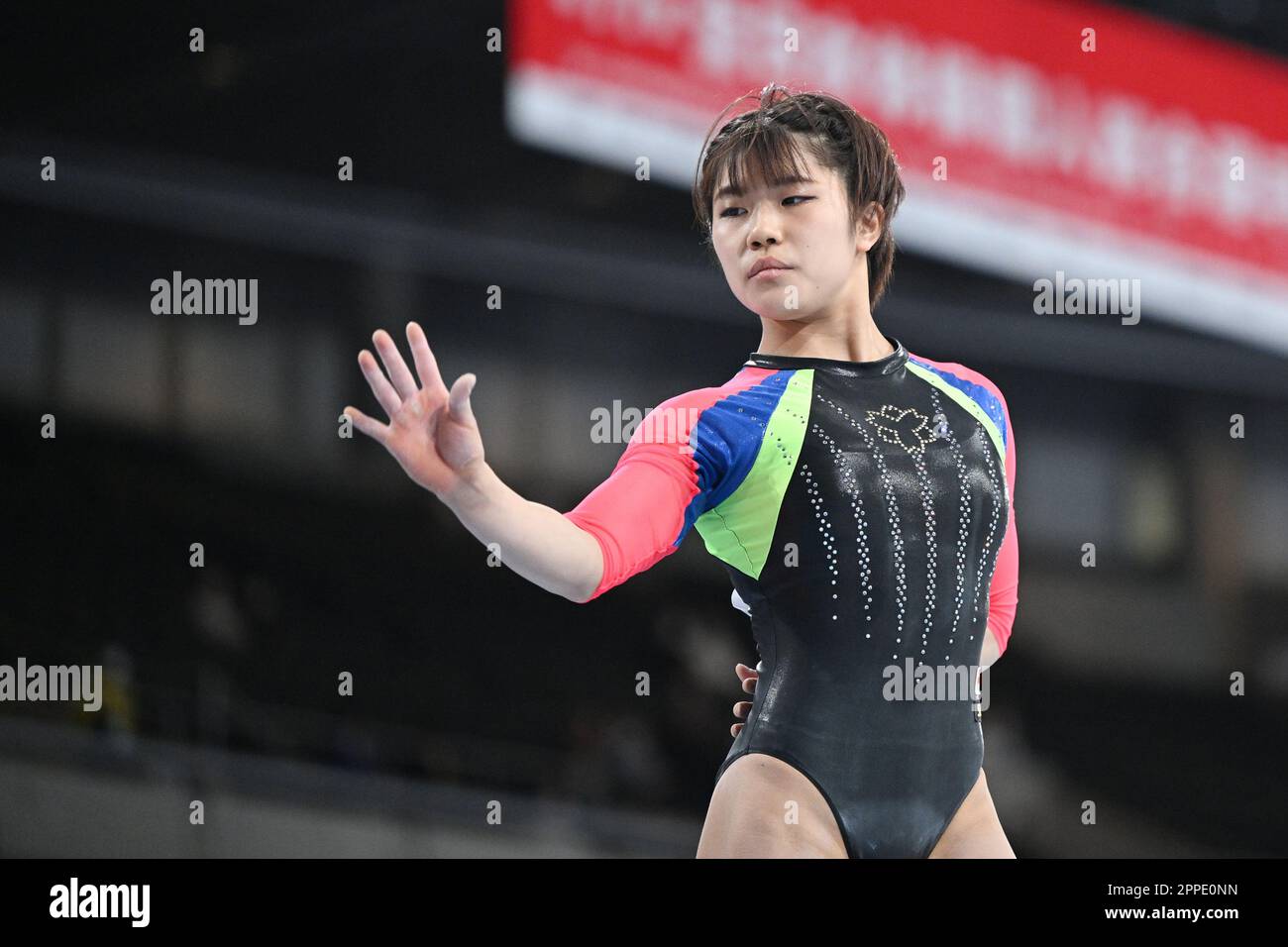Tokyo Metropolitan Gymnasium, Tokyo, Japan. 22nd Apr, 2023. Ayaka ...