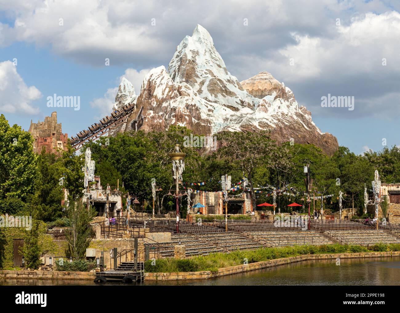 The amazing Everest ride Stock Photo - Alamy