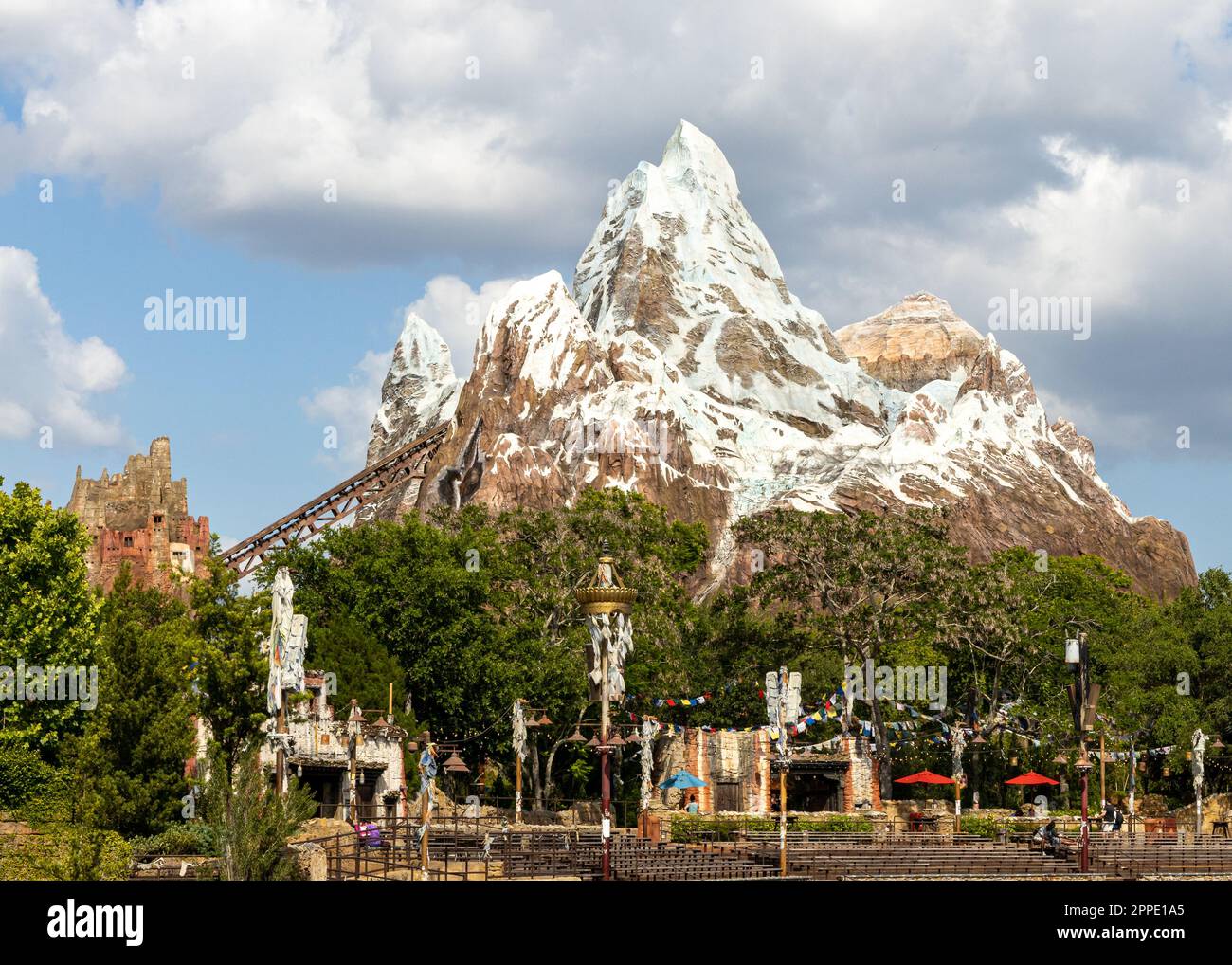 The amazing Everest ride Stock Photo - Alamy