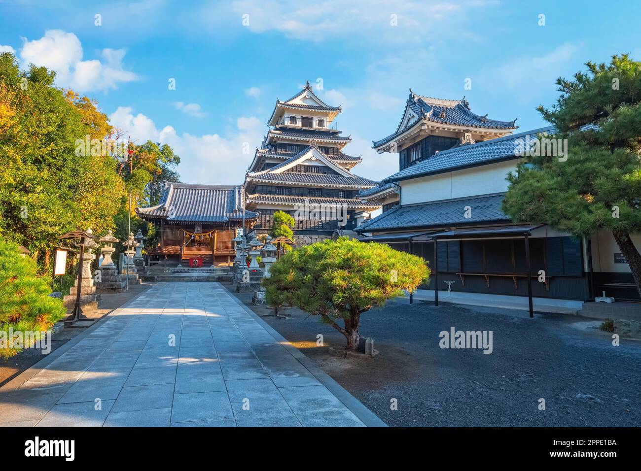 Nakatsu, Japan - Nov 26 2022: Nakatsu Castle known as one of the three ...