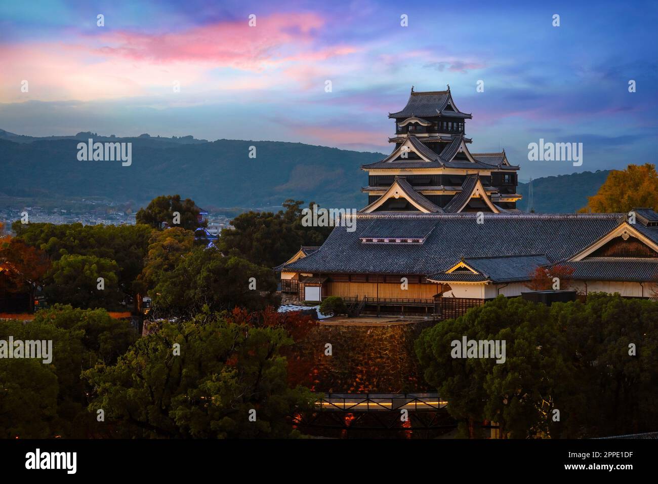 Kumamoto, Japan - Nov 23 2022: Kumamoto Castle's history dates to 1467 ...