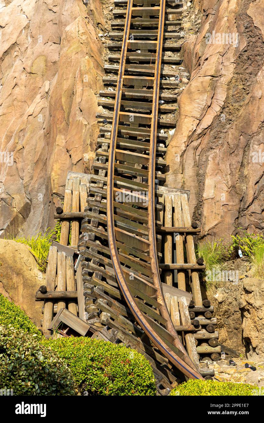 The amazing Everest ride Stock Photo - Alamy