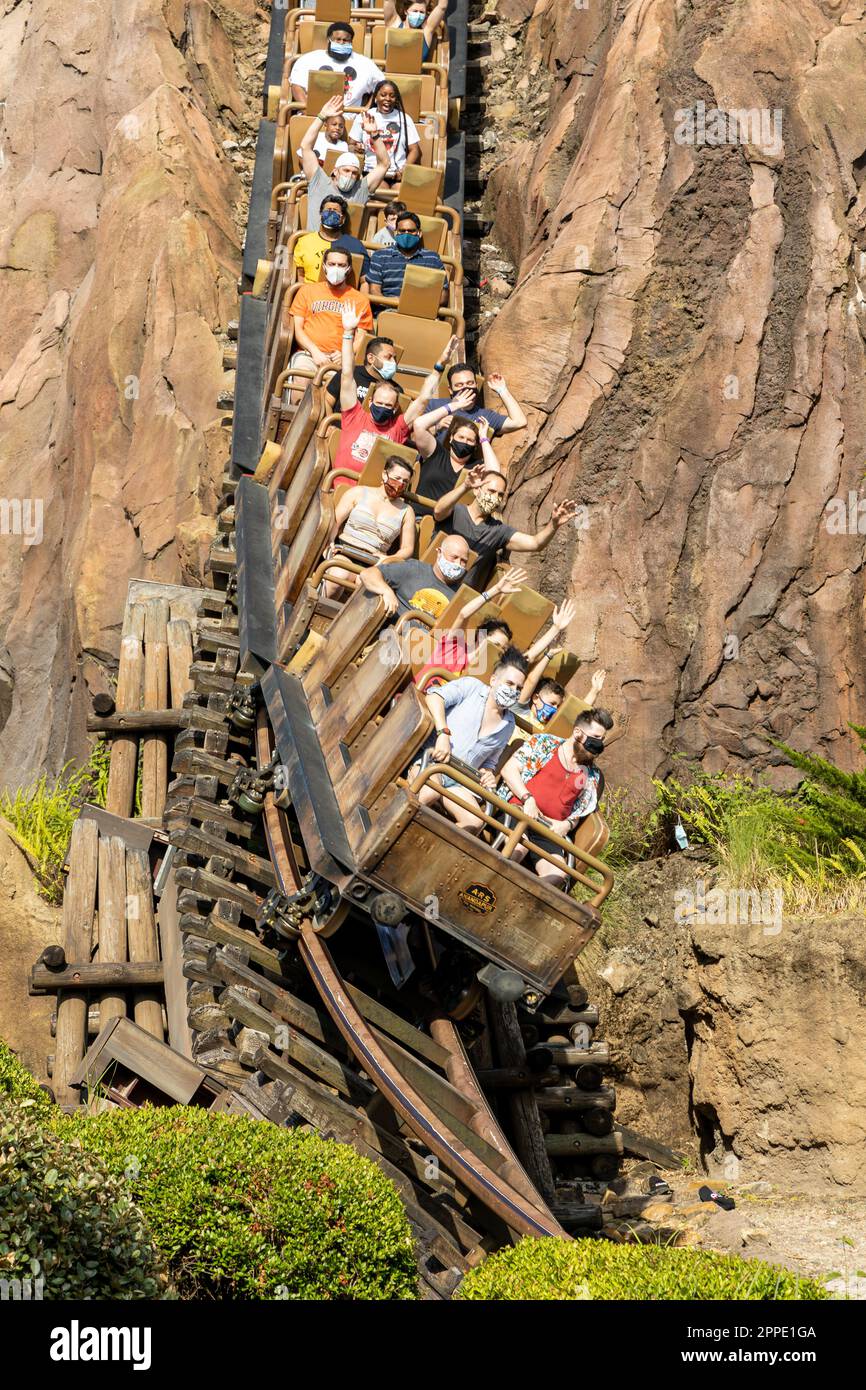 The amazing Everest ride Stock Photo - Alamy