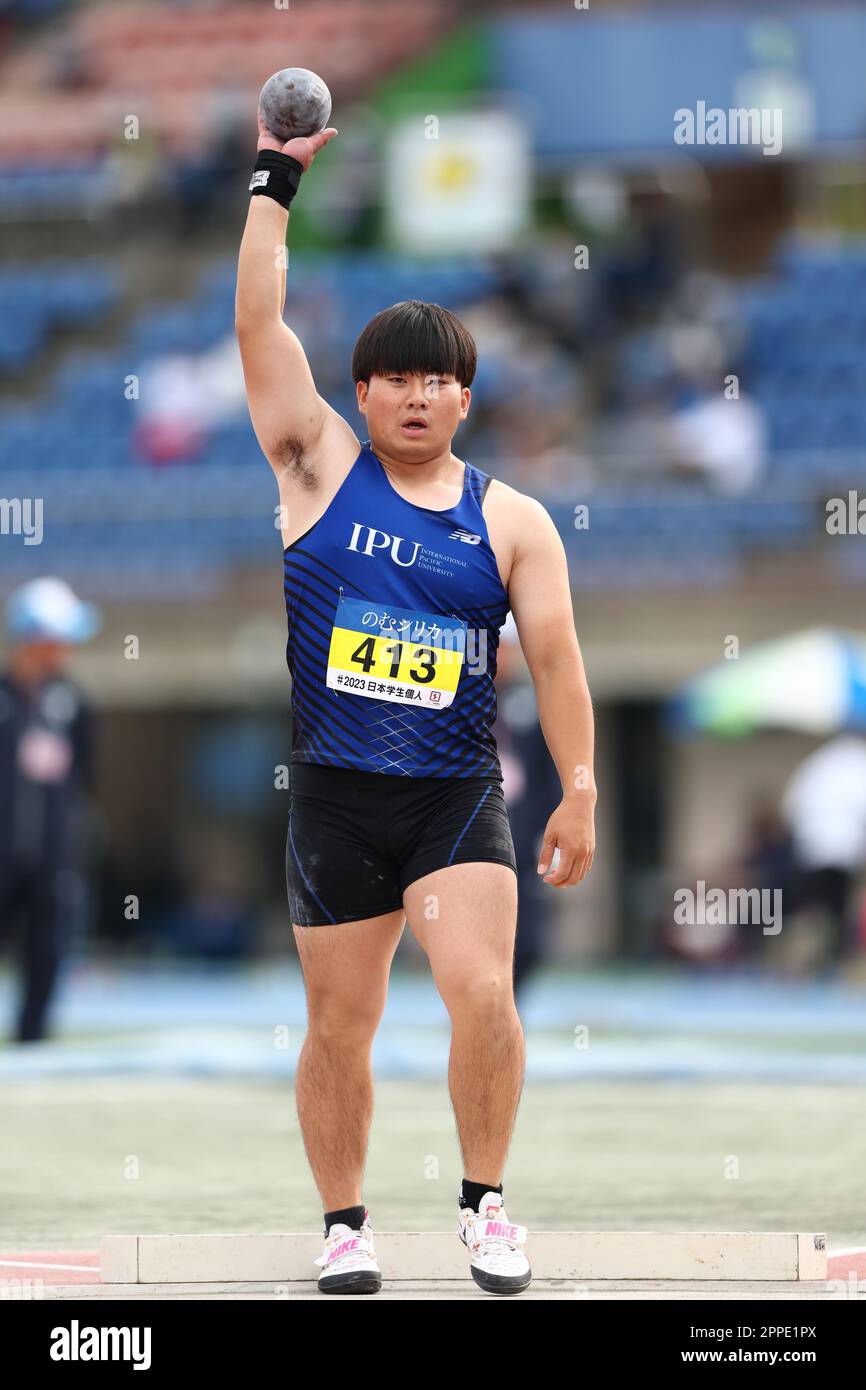 Lemon Gas Stadium Hiratsuka, Kanagawa, Japan. 21st Apr, 2023. Tomoya ...