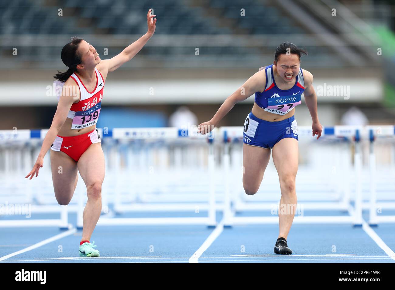 Lemon Gas Stadium Hiratsuka, Kanagawa, Japan. 21st Apr, 2023. (L-R ...