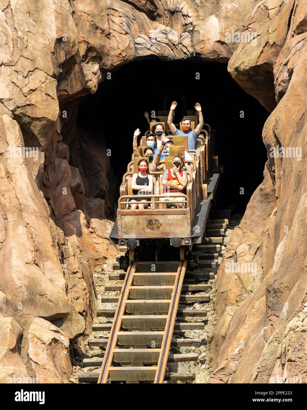 The amazing Everest ride Stock Photo - Alamy
