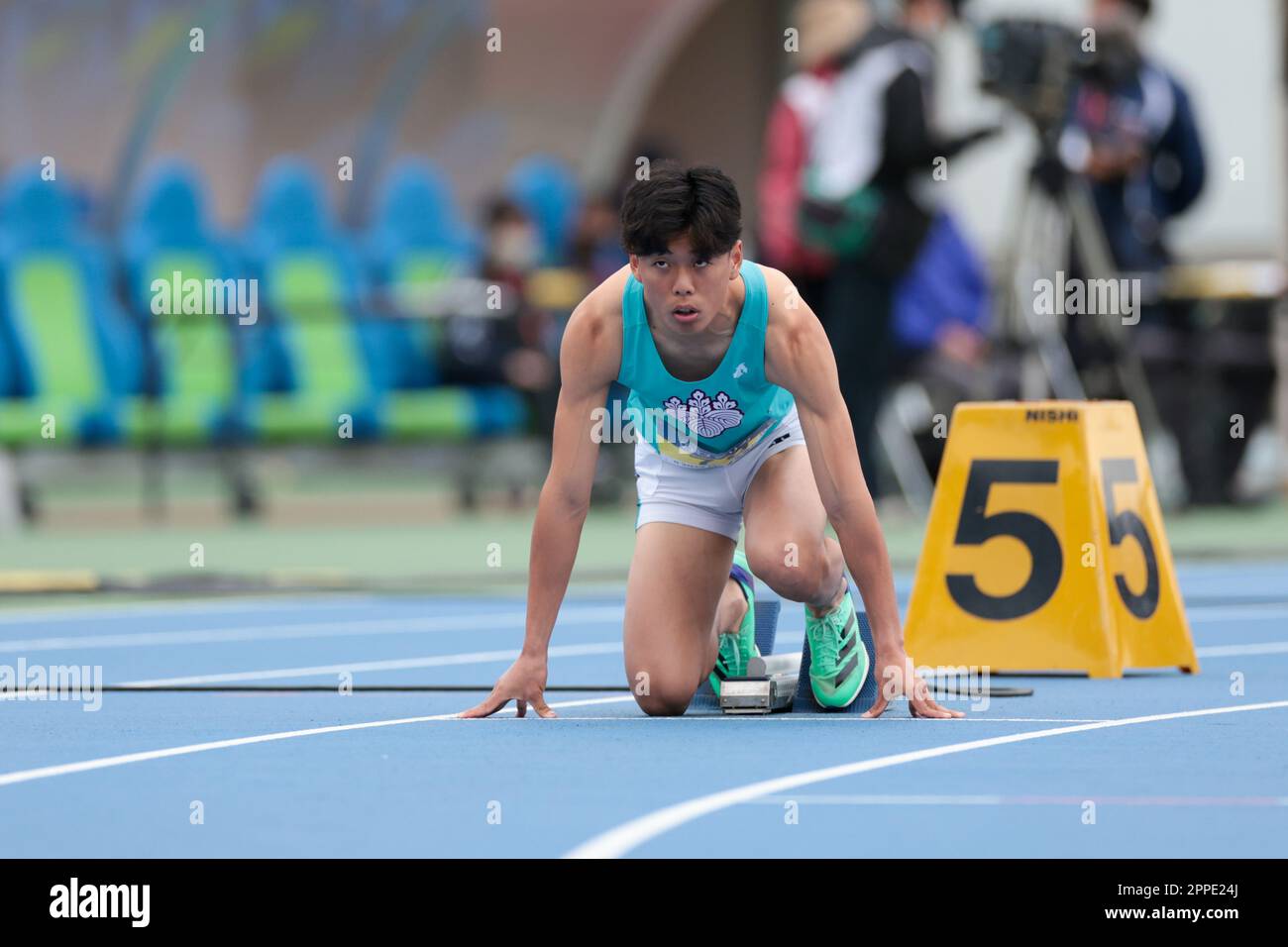 Lemon Gas Stadium Hiratsuka, Kanagawa, Japan. 22nd Apr, 2023. Shinya ...