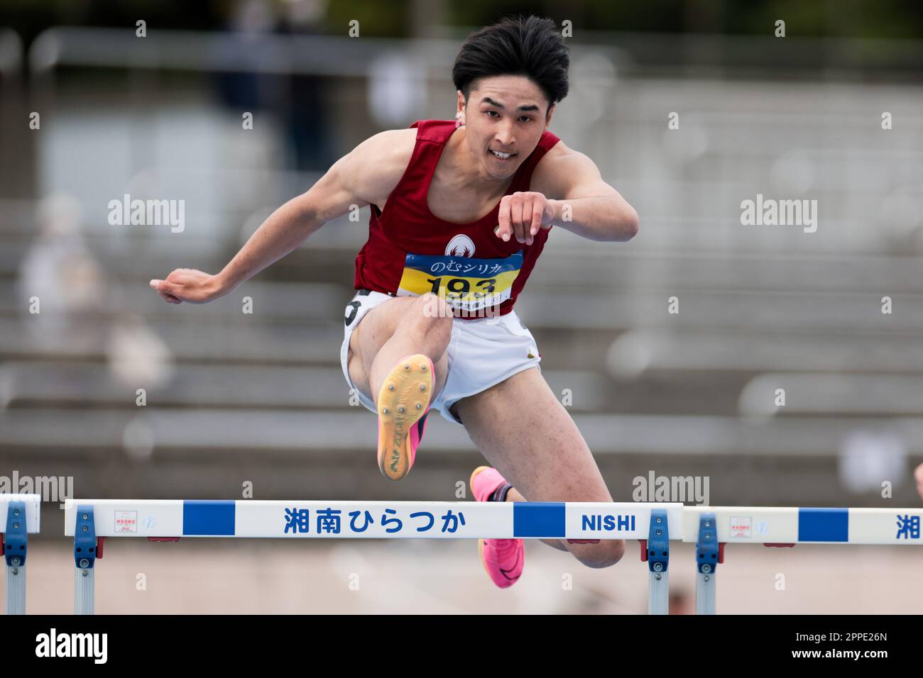 Lemon Gas Stadium Hiratsuka, Kanagawa, Japan. 22nd Apr, 2023. Genichiro ...