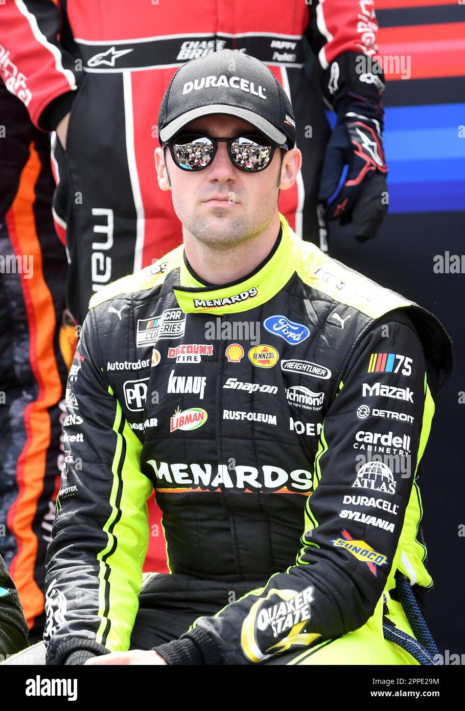 TALLADEGA, AL - APRIL 23: Austin Cindric (#2 Team Penske ...
