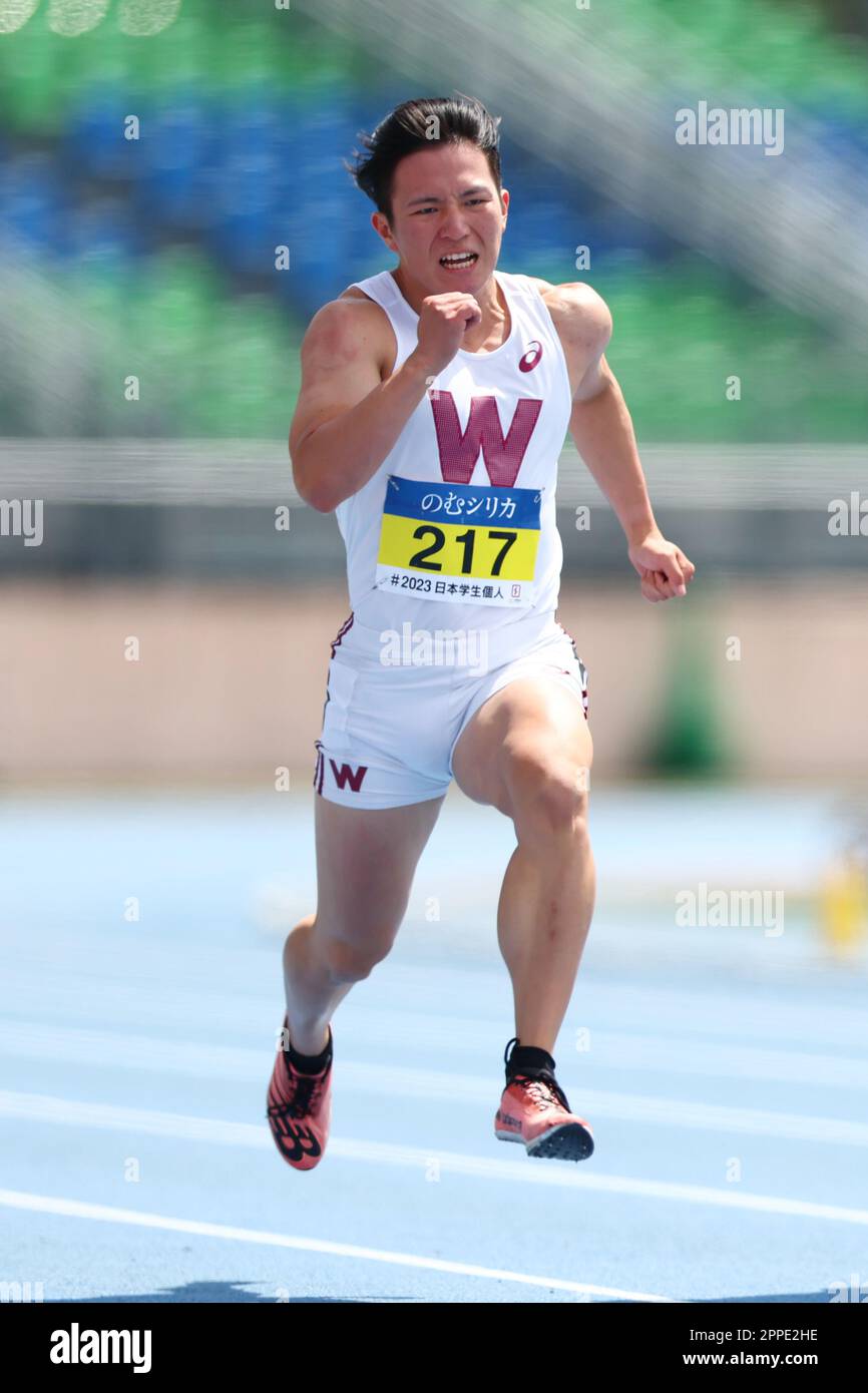 Lemon Gas Stadium Hiratsuka, Kanagawa, Japan. 23rd Apr, 2023. Kaishin ...