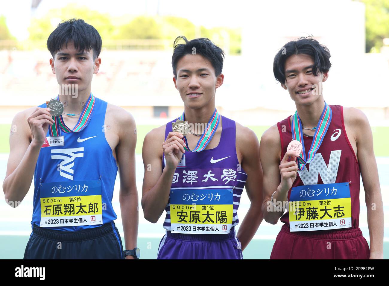 Lemon Gas Stadium Hiratsuka, Kanagawa, Japan. 23rd Apr, 2023. (L-R) Shotaro Ishihara, Taiyo ...