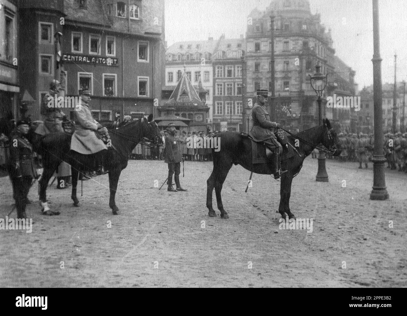 French occupation of germany after world war i hi-res stock photography ...