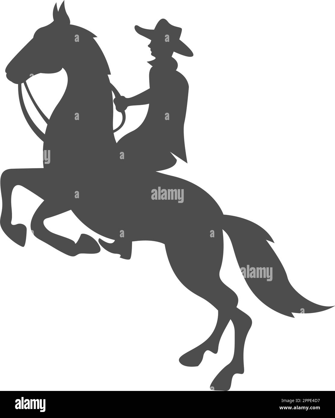 Cowboy logo icon design illustration Stock Vector Image & Art - Alamy