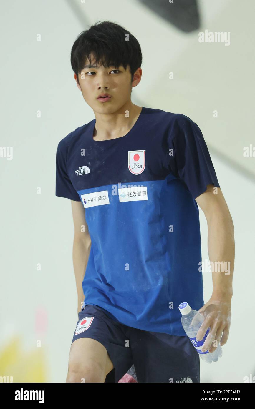 Tokyo, Japan. 21st Apr, 2023. Sorato Anraku (JPN) Sports Climbing ...