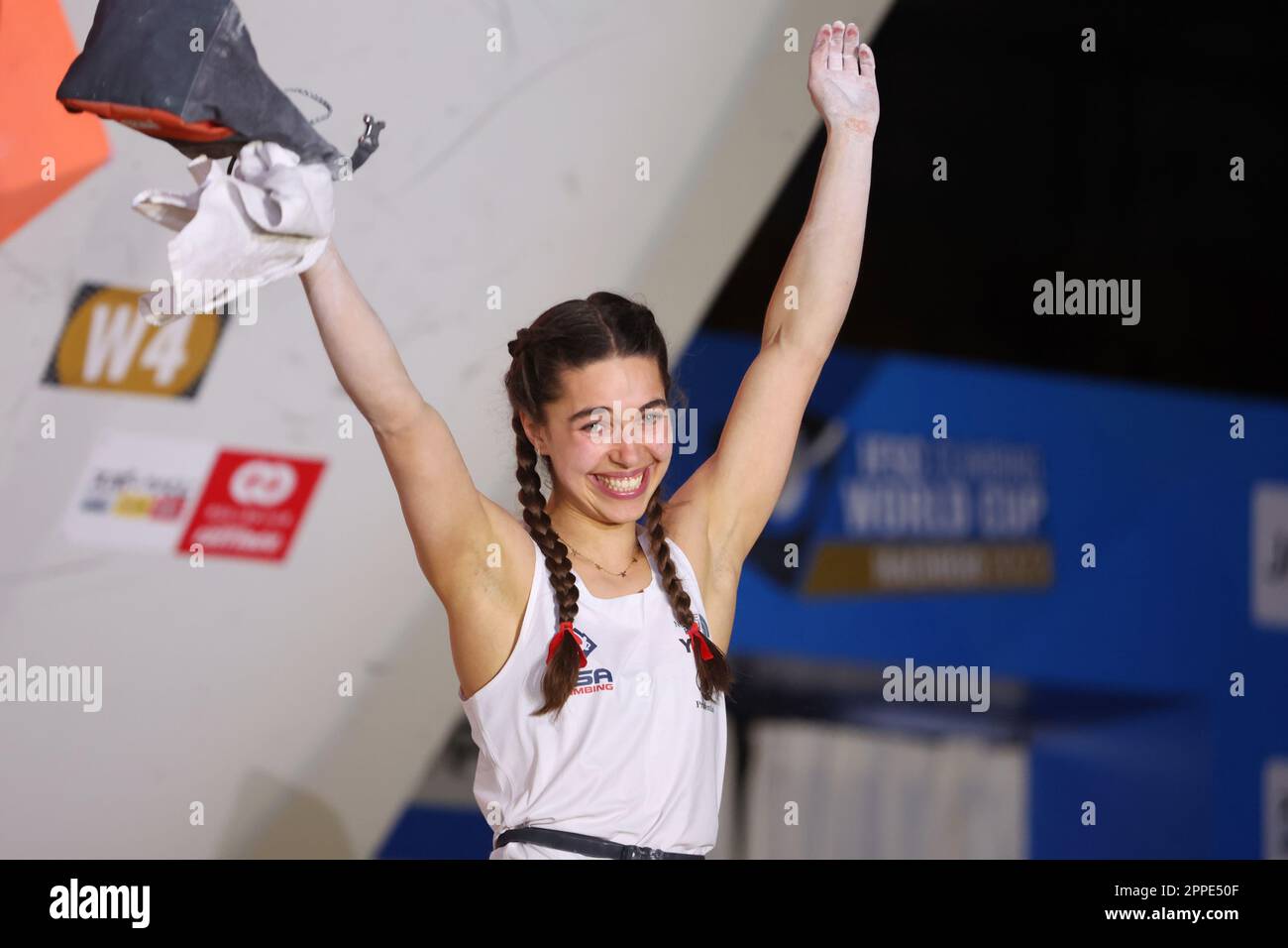 Tokyo, Japan. 22nd Apr, 2023. Brooke Raboutou (USA) Sports Climbing ...
