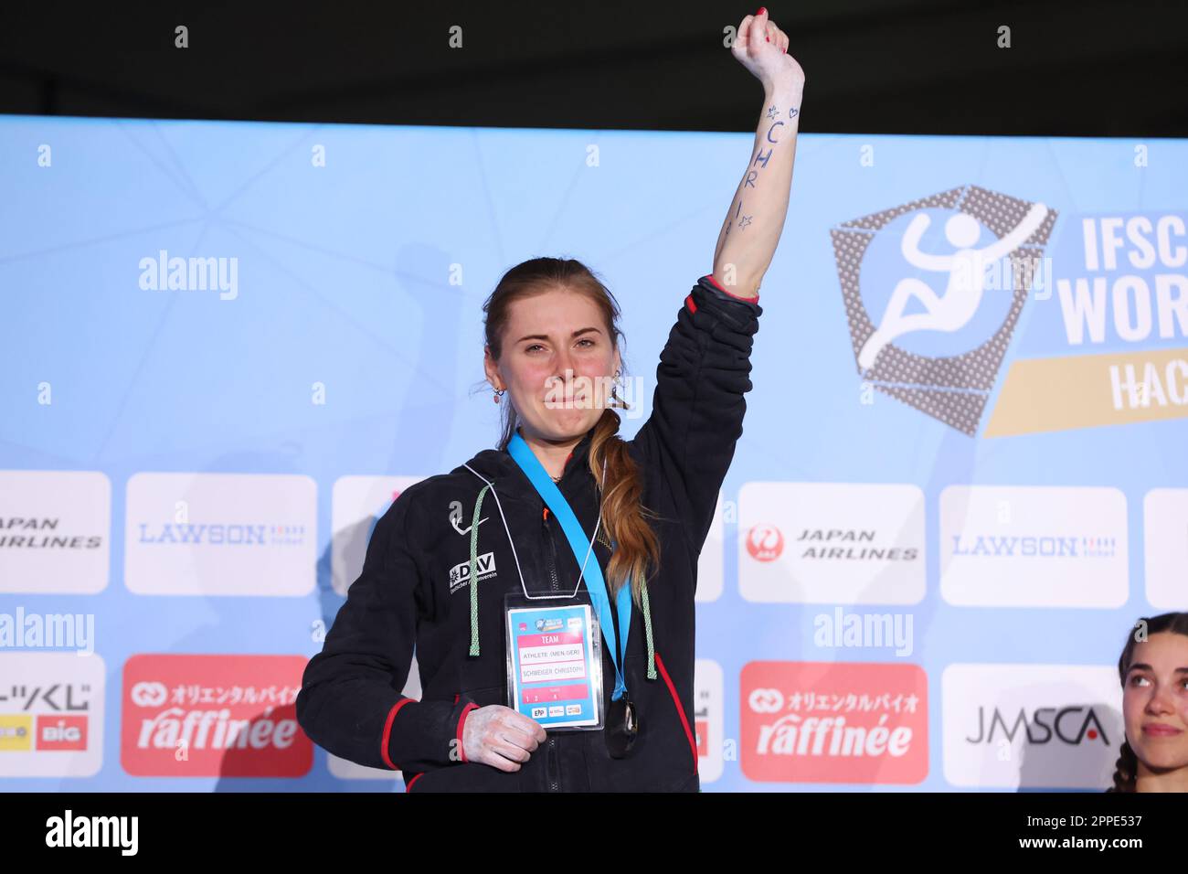 Tokyo, Japan. 22nd Apr, 2023. Hannah Meul (GER) Sports Climbing : IFSC ...