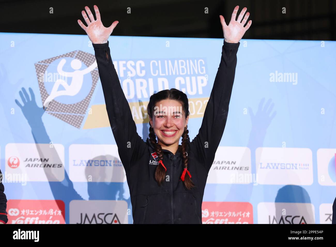 Tokyo, Japan. 22nd Apr, 2023. Brooke Raboutou (USA) Sports Climbing ...