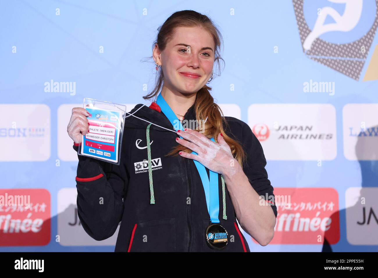 Tokyo, Japan. 22nd Apr, 2023. Hannah Meul (GER) Sports Climbing : IFSC ...