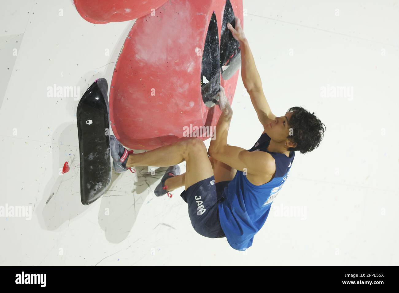 Tokyo, Japan. 23rd Apr, 2023. Tomoa Narasaki (JPN) Sports Climbing ...