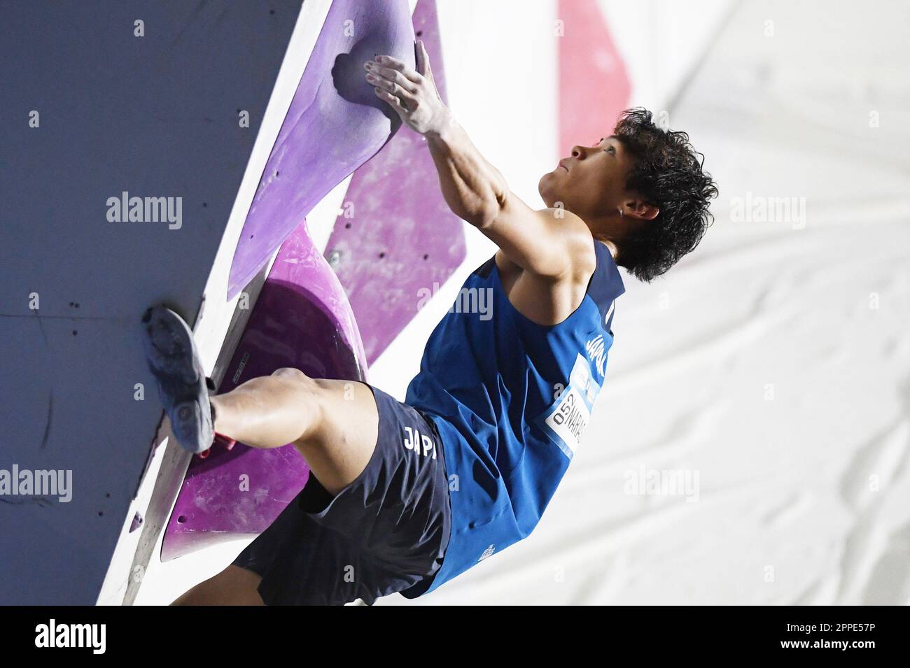 Tokyo, Japan. 23rd Apr, 2023. Tomoa Narasaki (JPN) Sports Climbing ...
