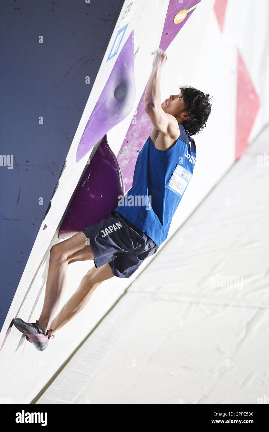 Tokyo, Japan. 23rd Apr, 2023. Meichi Narasaki (JPN) Sports Climbing ...