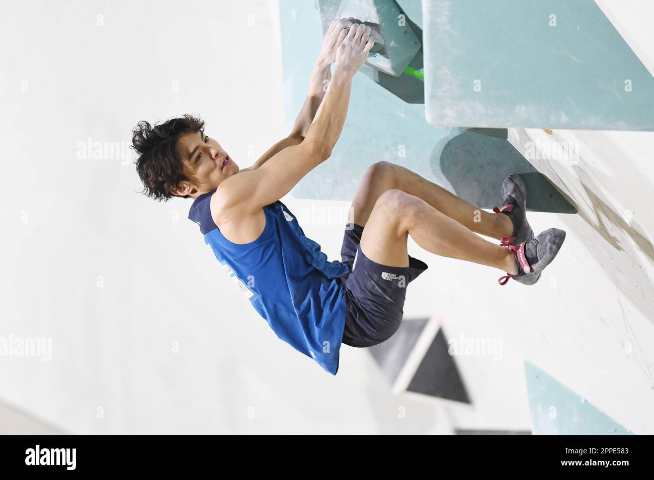 Tokyo, Japan. 23rd Apr, 2023. Tomoa Narasaki (JPN) Sports Climbing ...