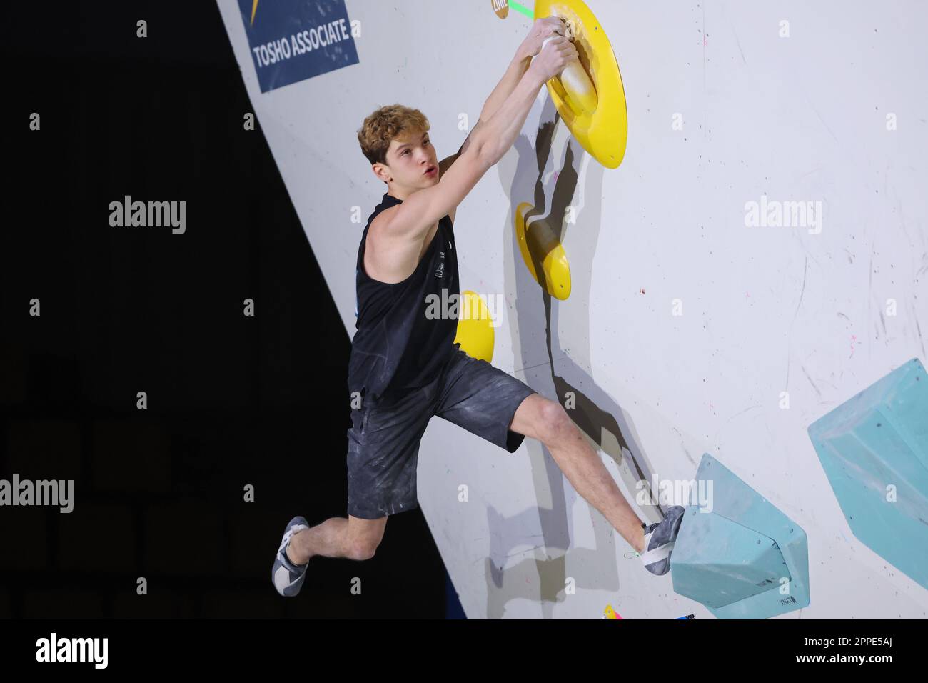Tokyo, Japan. 23rd Apr, 2023. Mejdi Schalck (FRA) Sports Climbing ...