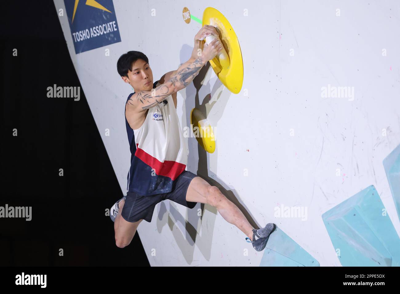 Tokyo, Japan. 23rd Apr, 2023. CHON Jongwon (KOR) Sports Climbing : IFSC ...