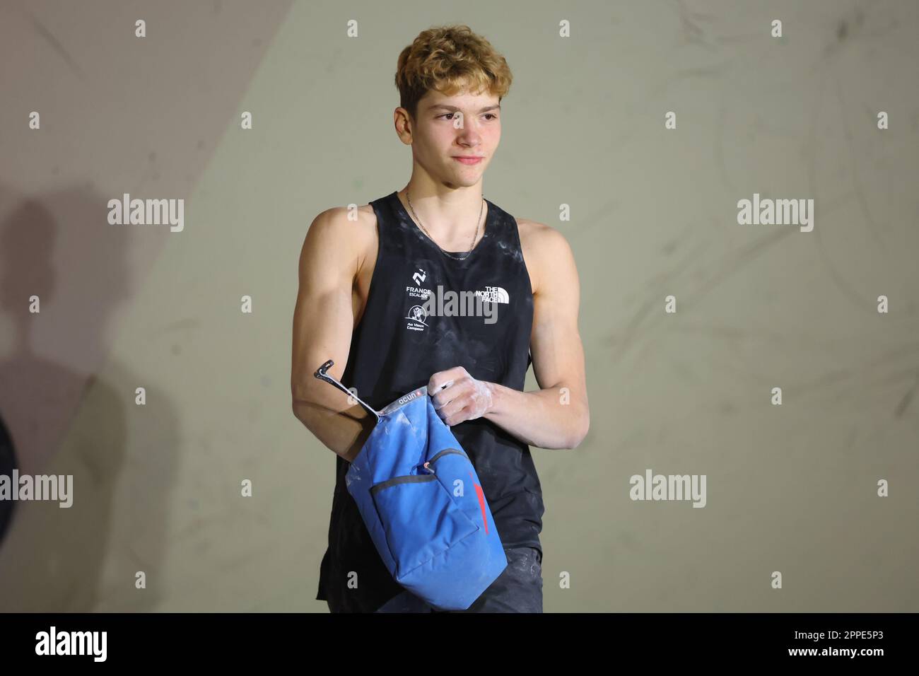Tokyo, Japan. 23rd Apr, 2023. Mejdi Schalck (FRA) Sports Climbing ...