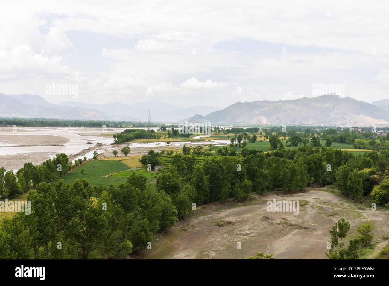 Beautiful scenery landscape of a valley after rain in spring Stock ...
