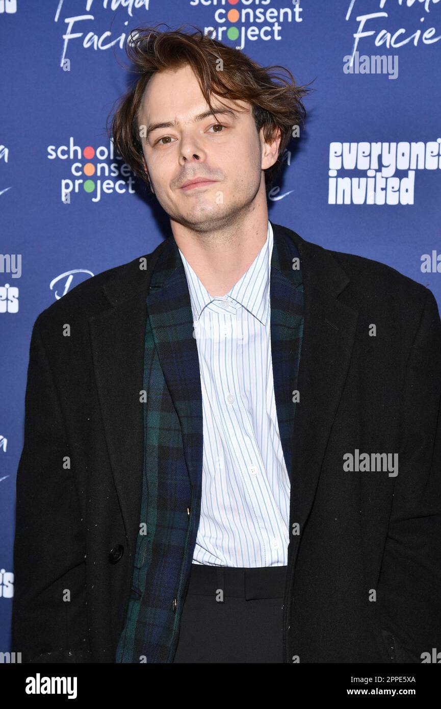 New York, USA. 23rd Apr, 2023. Charlie Heaton attends "Prima Facie ...