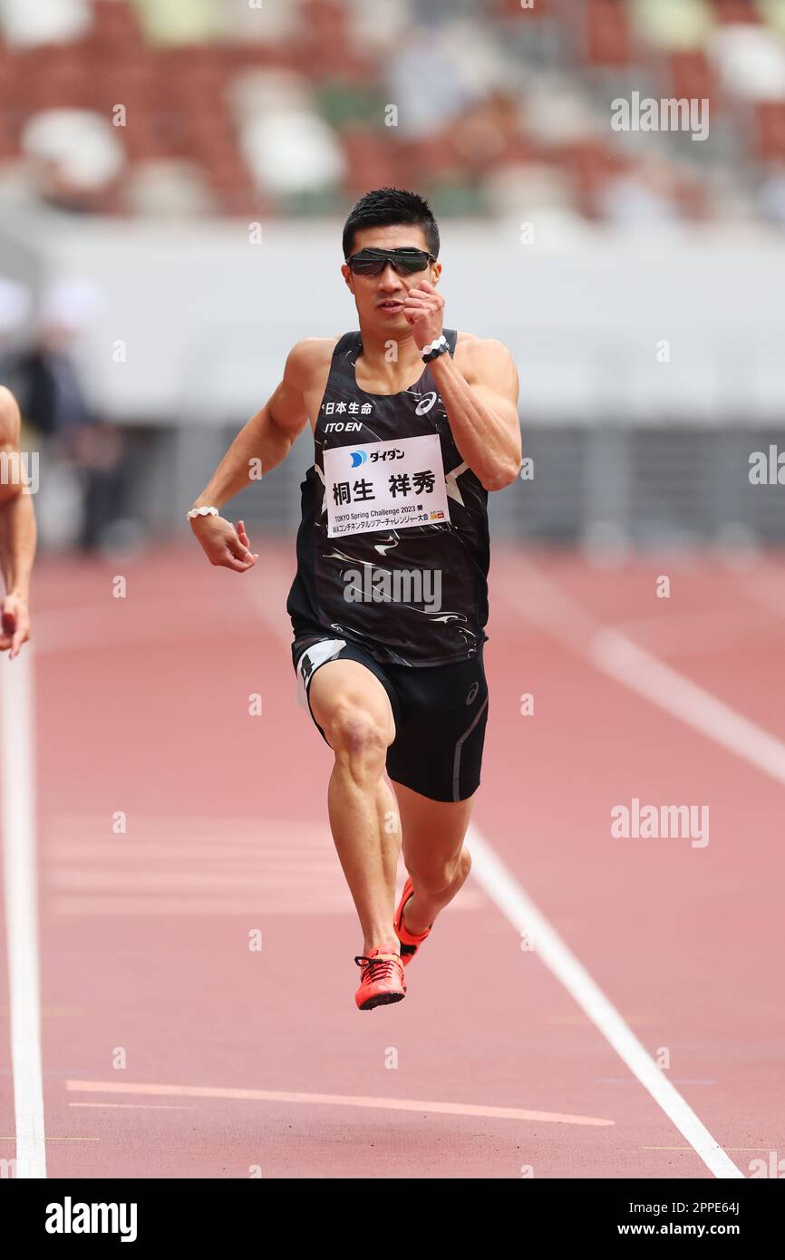 Tokyo, Japan. 22nd Apr, 2023. Yoshihide Kiryu Athletics : TOKYO Spring ...