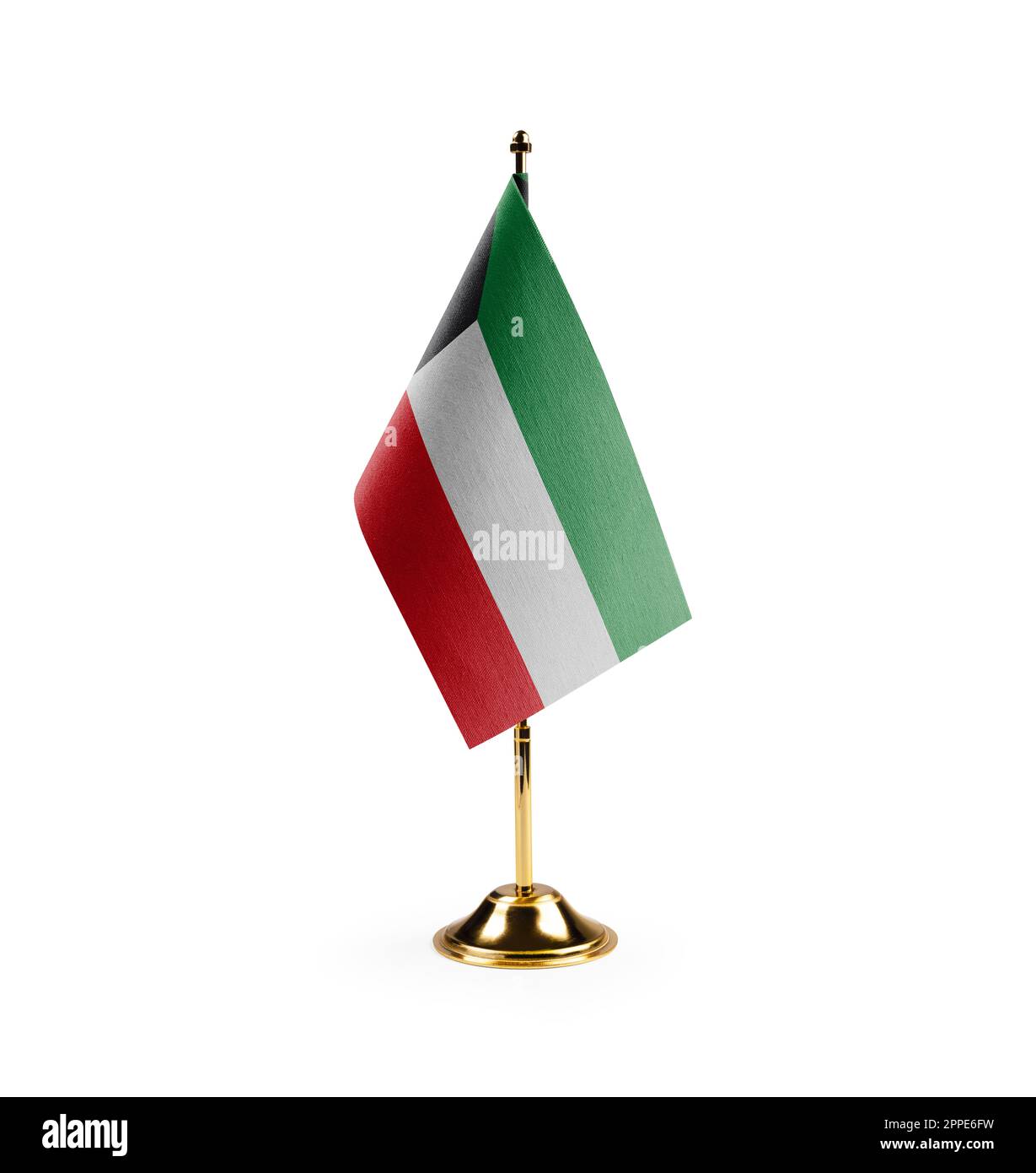 Kuwait flag on flag pole hi-res stock photography and images - Alamy