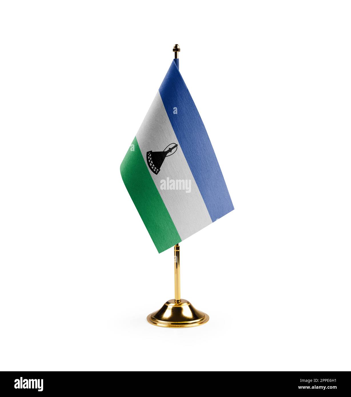 Lesotho flag isolated on hi-res stock photography and images - Alamy