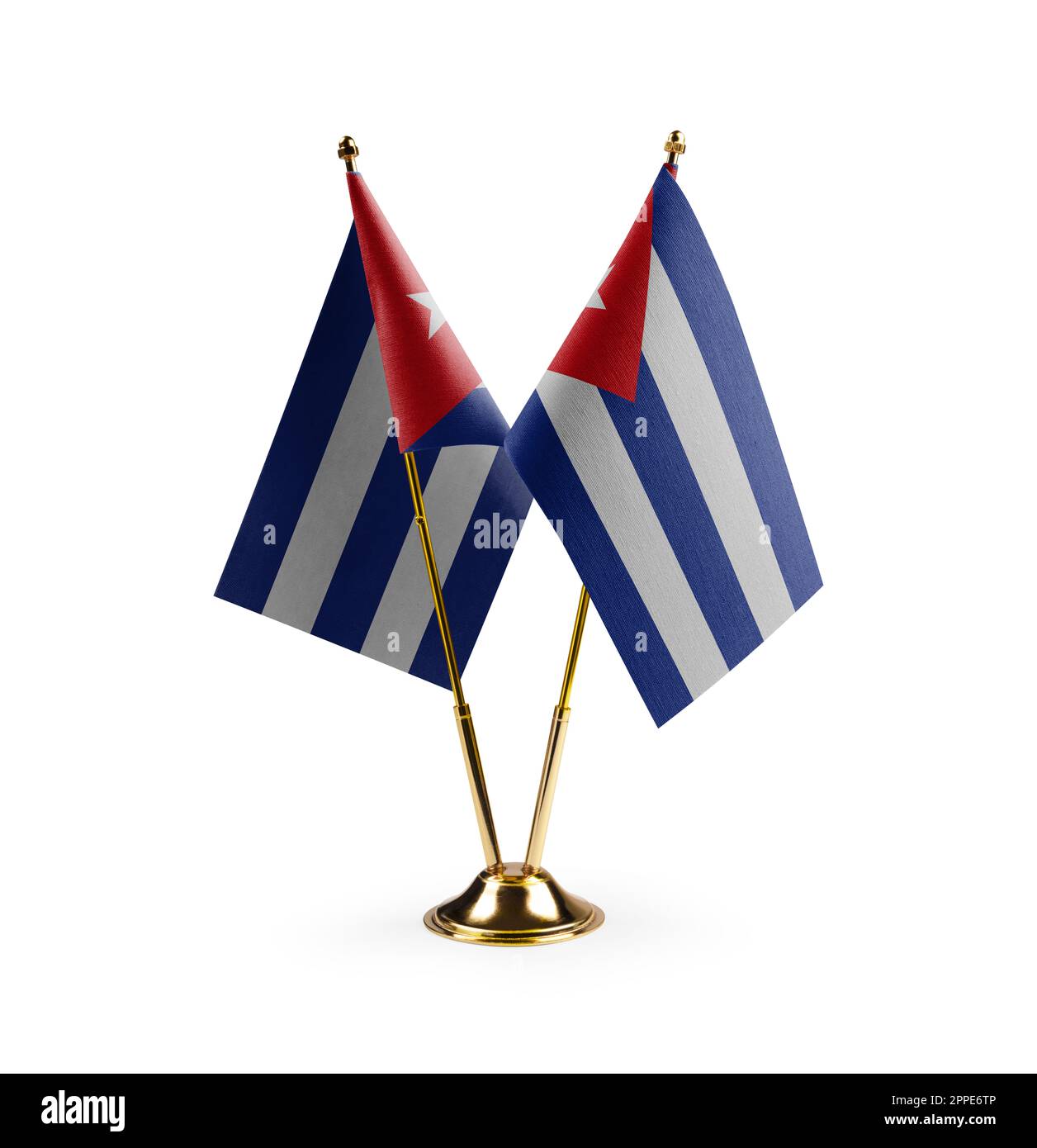 Small national flags of the Cuba on a white background Stock Photo - Alamy